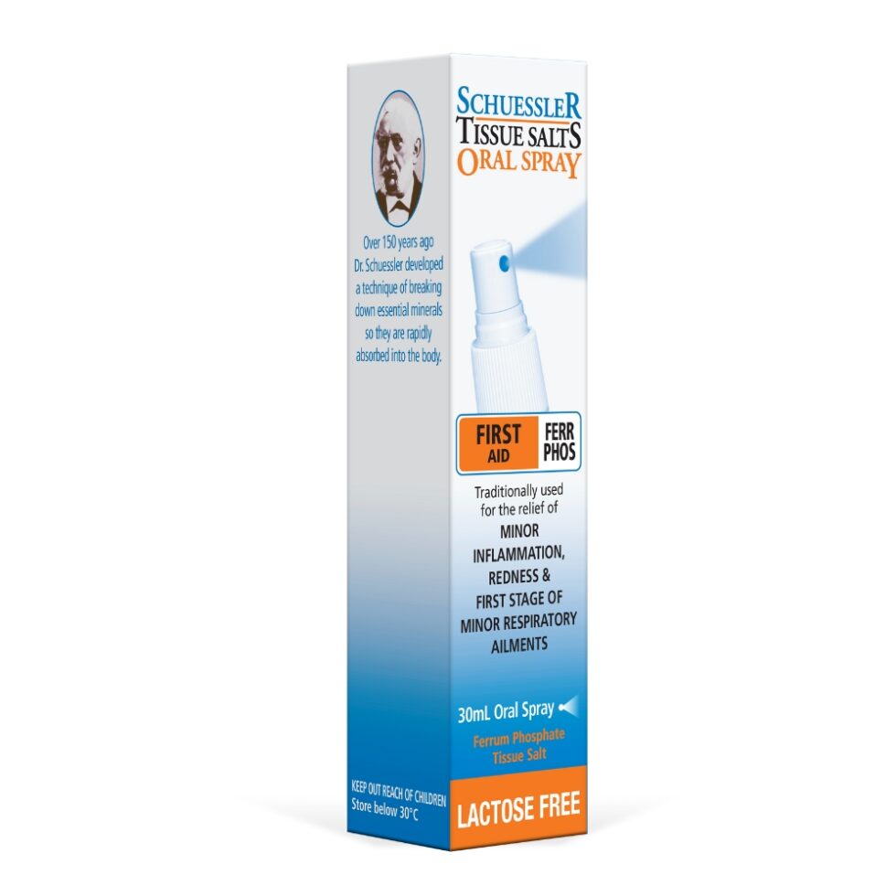 Ferr Phos - FIRST AID | 30ml Oral Spray - Schuessler Tissue Salts