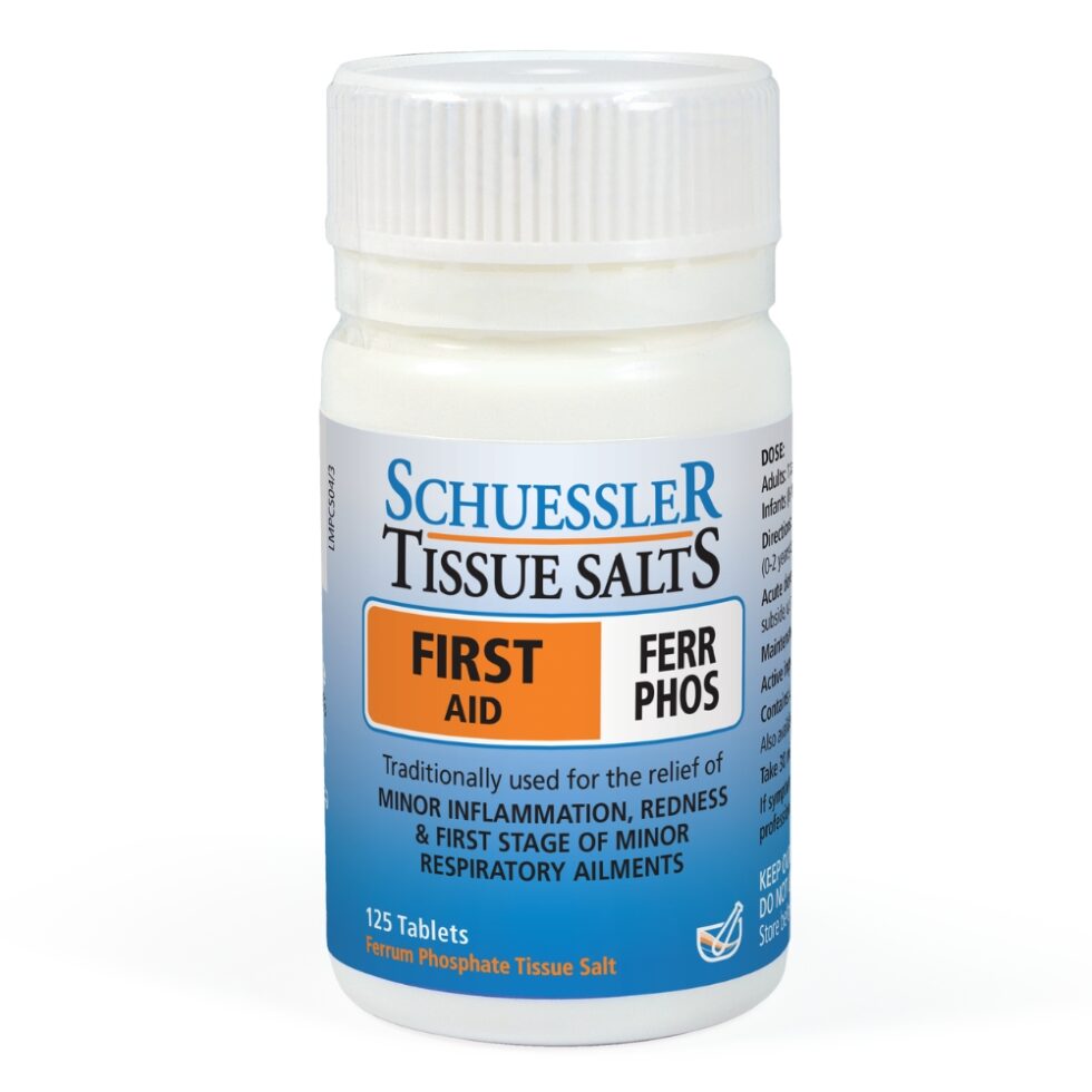 Ferr Phos - FIRST AID | 125 Tablets - Schuessler Tissue Salts