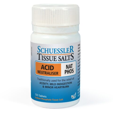 Nat Phos - ACID NEUTRALISER | 125 Tablets - Schuessler Tissue Salts